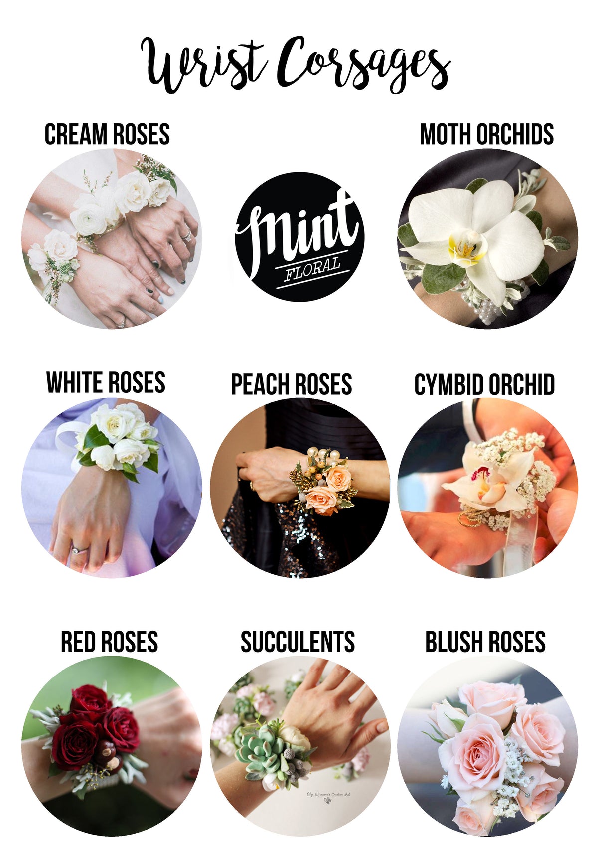 BALL CORSAGES 2017 — Mint Floral NZ