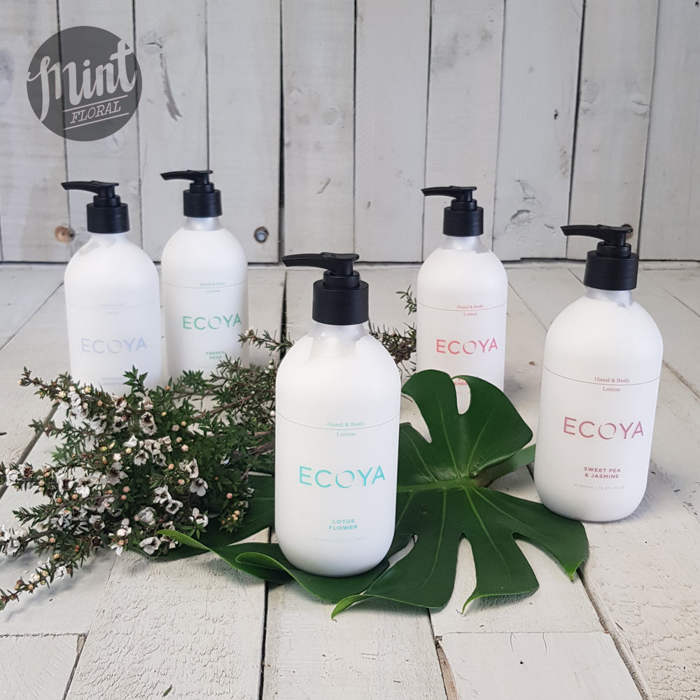 Ecoya Hand & Body Lotion — Mint Floral NZ